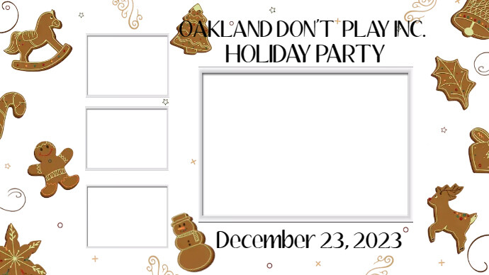 Gingerbread Screen | PosterMyWall