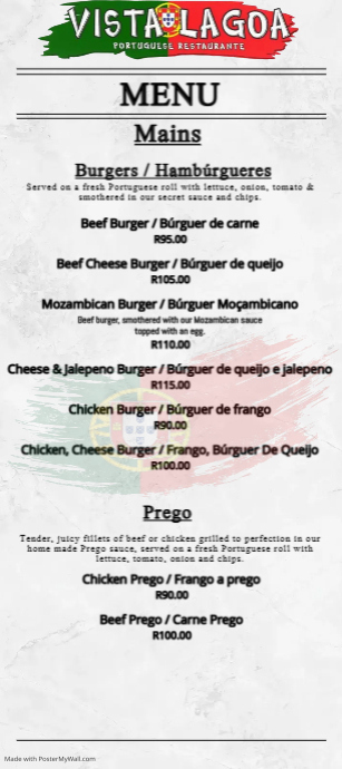 Copy of Marble Food Menu Flyer Templates (2) | PosterMyWall
