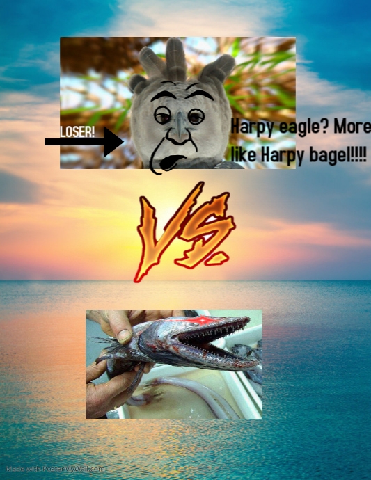 Copy of Blue - Sabertooth Anchovy | PosterMyWall