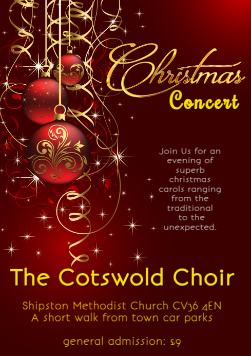 Christmas Carol Service Poster | PosterMyWall
