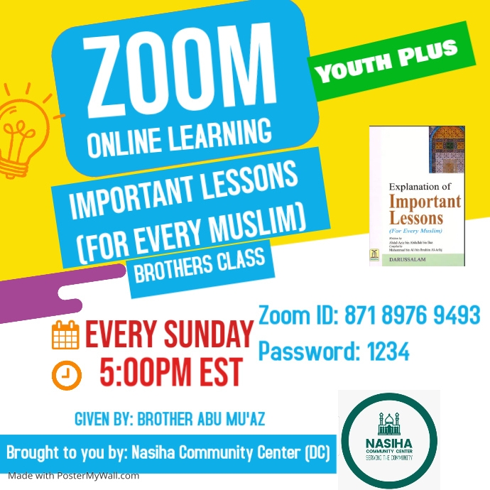 Copy of Copy of Zoom Online Classes Mathematic Poster | PosterMyWall