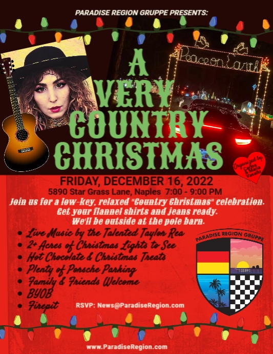 Country Christmas Flyer 2022 | PosterMyWall