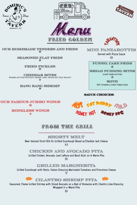 event menu style | PosterMyWall