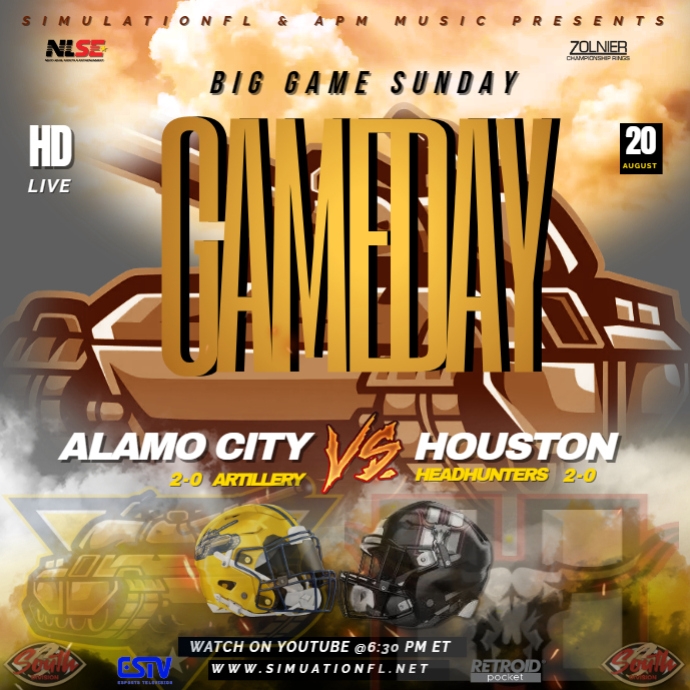 GAME DAY WEEK 4 S21 | PosterMyWall