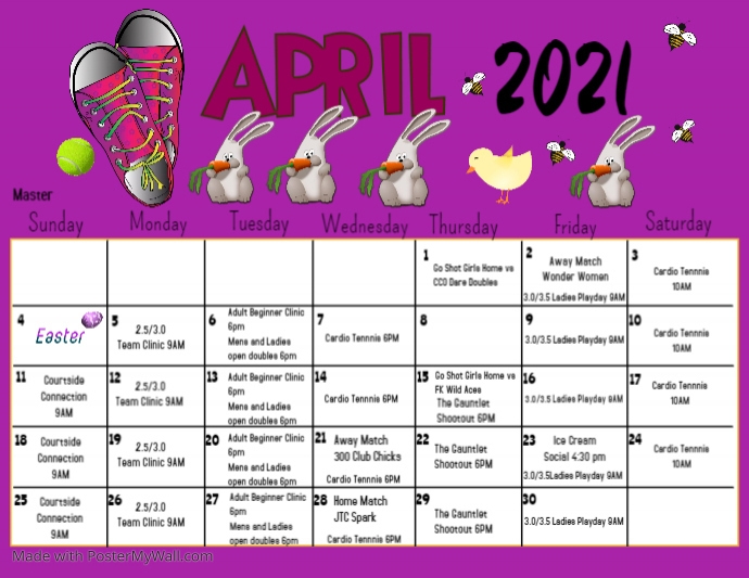 Copy of April 2021 calendar | PosterMyWall
