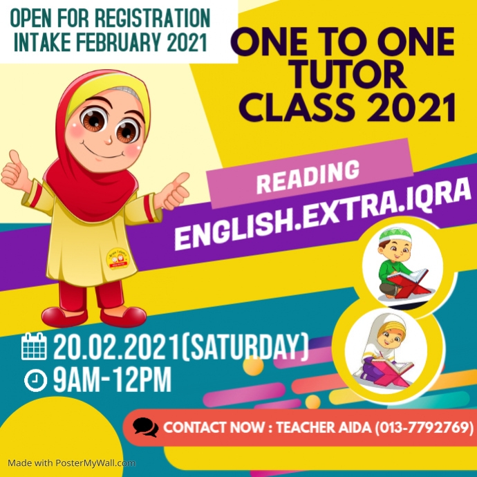 Copy of Online Tutor Class Instagram Post | PosterMyWall