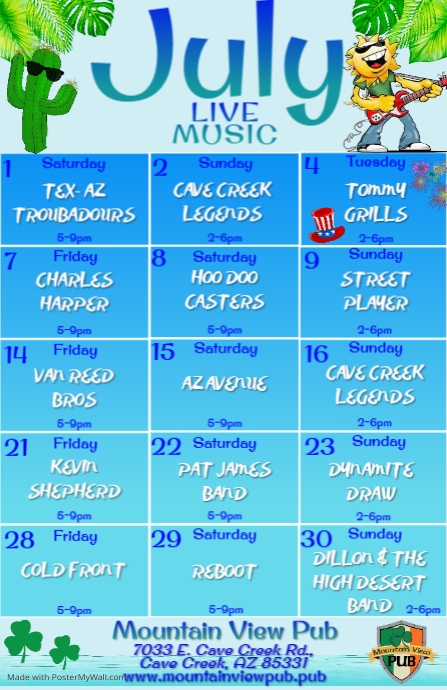 Copy of July Calendar | PosterMyWall