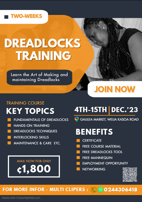 Copy of Orange Project Management Course Flyer | PosterMyWall