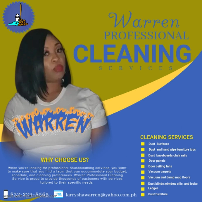 Cleaning services, washing ,event | PosterMyWall