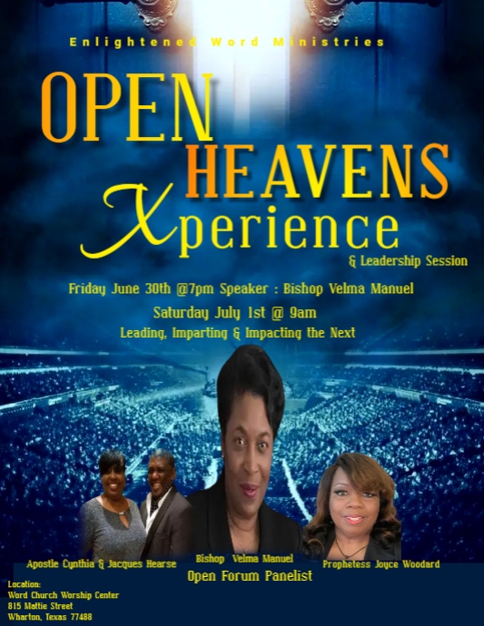 Open heavens | PosterMyWall