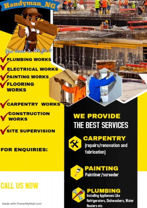 Copy of CONSTRUCTION | PosterMyWall