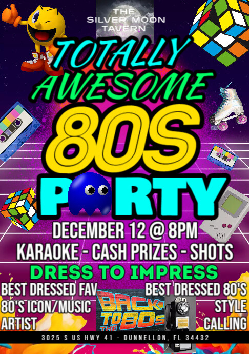 80s Flyer | PosterMyWall