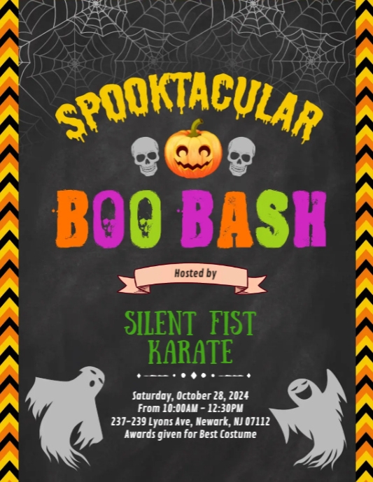 Halloween Boo bash party invitation | PosterMyWall