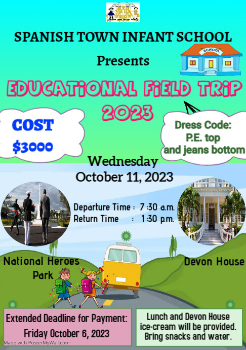 School field trip flyer | PosterMyWall