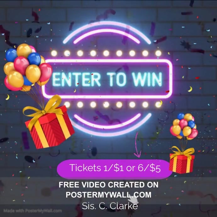 enter to win prizes | PosterMyWall