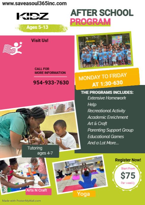 After School Program Flyer | PosterMyWall