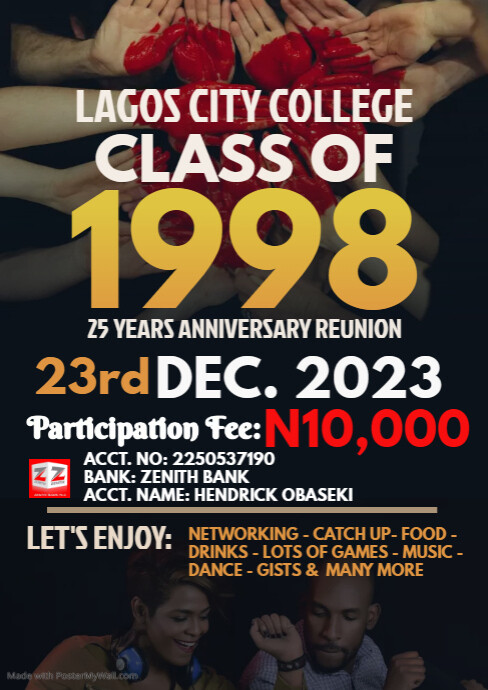 Class Reunion Flyer | PosterMyWall