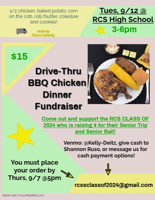 RCS Class of 24 Chkn Barbecue | PosterMyWall