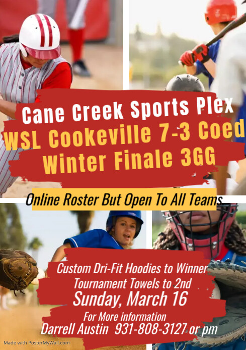 softball template | PosterMyWall