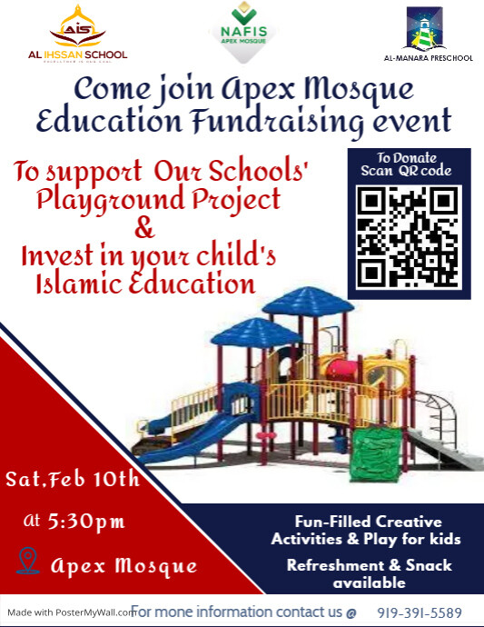 Copy of Blue and Red Kids Orphanage Fundraising Flyer (3) | PosterMyWall