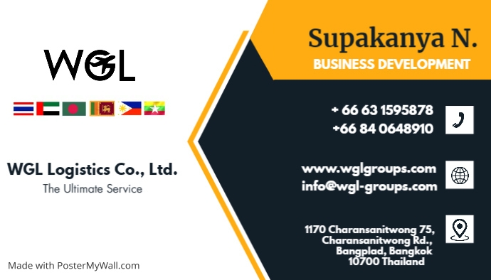 modern professional business card design temp | PosterMyWall