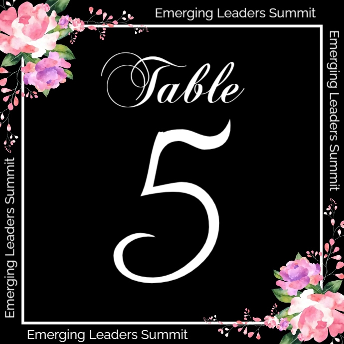 Copy of ELS Table#5 | PosterMyWall