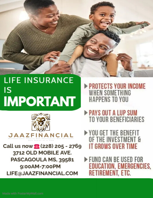 Copy of family insurance flyer advertisement design t | PosterMyWall