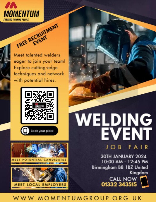BIRMINGHAM WELDING EVENT 30TH JAN 24 | PosterMyWall