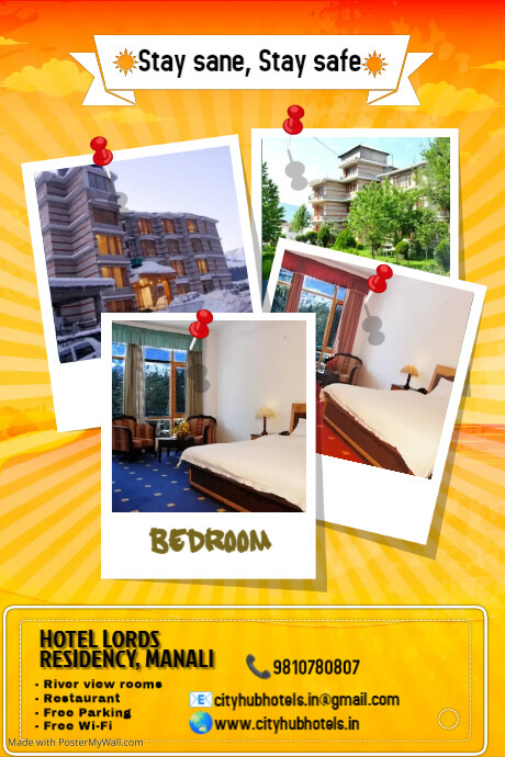Copy of Hotel promotion flyer with a virtual tour QR code | PosterMyWall