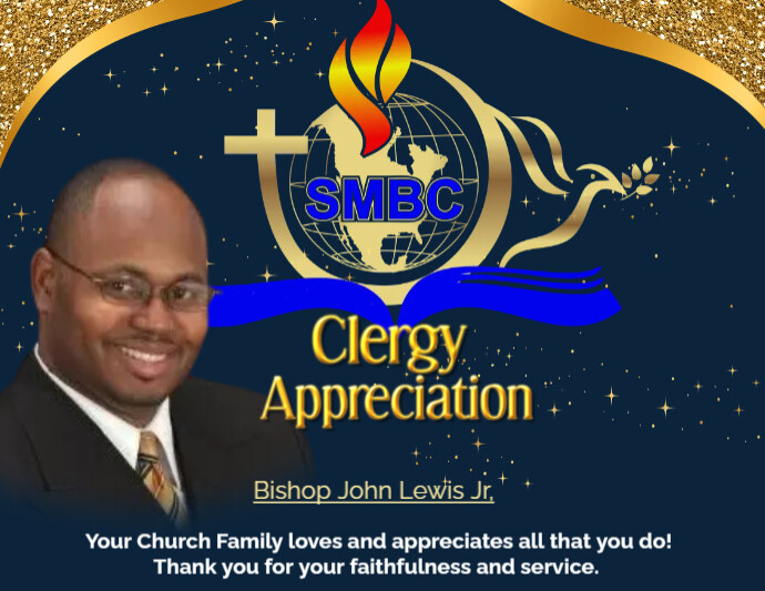 Clergy Appreciation Month Bishop | PosterMyWall