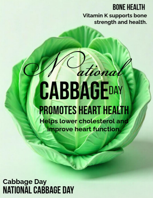 Cabbage Day Template | PosterMyWall