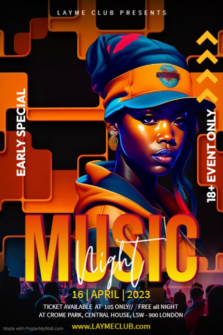 Music Night Party | PosterMyWall