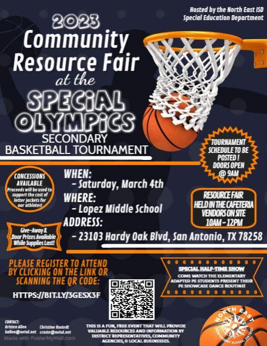 2022 NEISD Community Resource Fair & SO Basketball Tournament ...