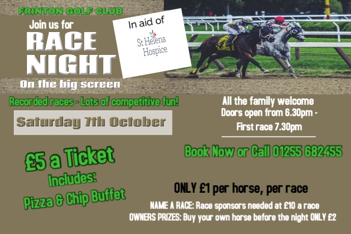 Race Night Poster | PosterMyWall