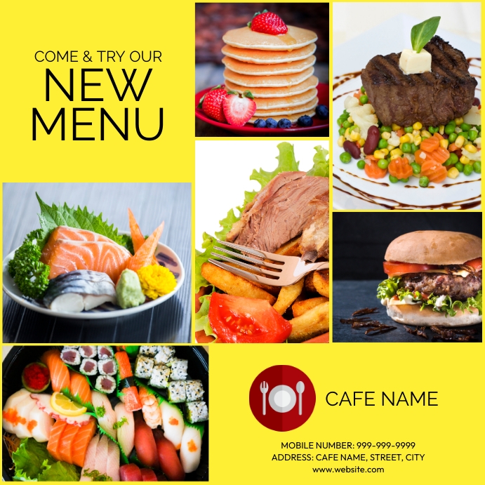 Cafe ad Template | PosterMyWall