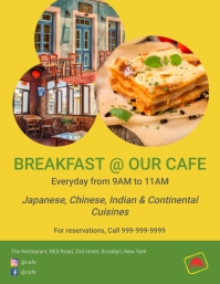 Cafe flyer Template | PosterMyWall