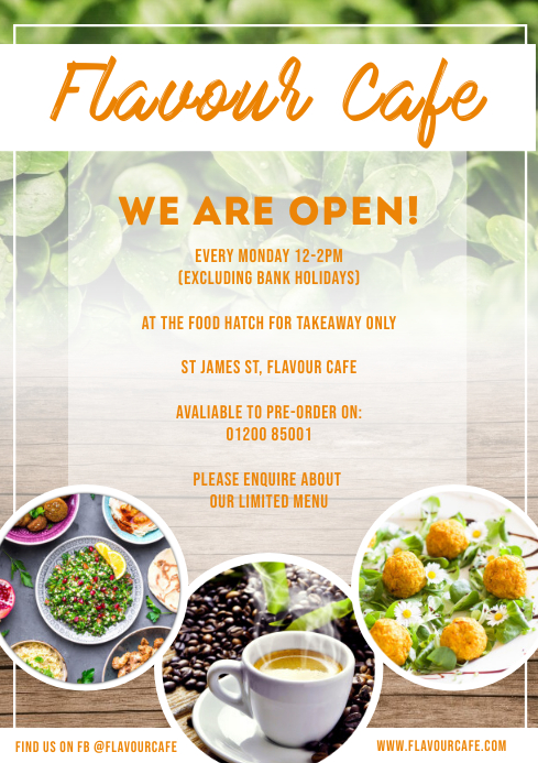 Cafe Flyer Template | PosterMyWall