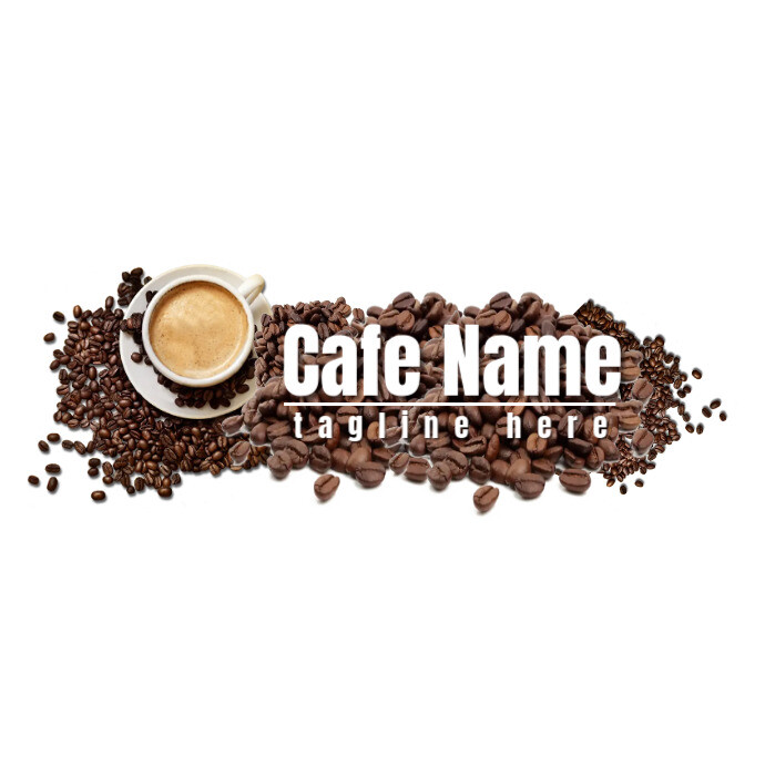 cafe logo, coffee cafe, logo, coffee cafe log Template | PosterMyWall