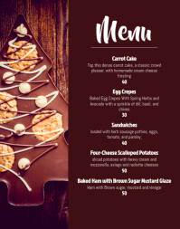 Cafe menu Template | PosterMyWall