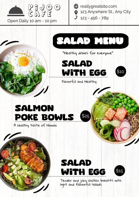 Copy of Cafe menu | PosterMyWall