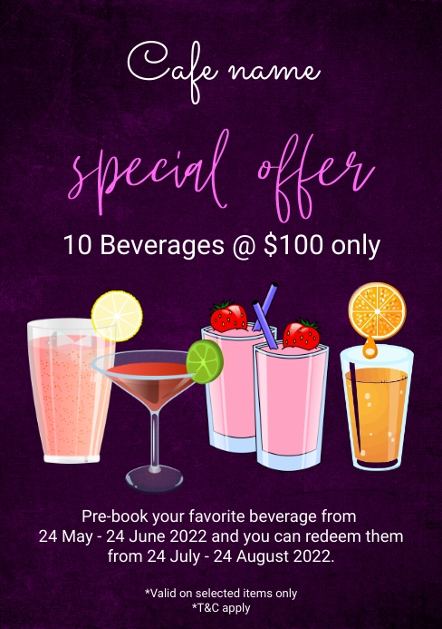 Cafe offers Template | PosterMyWall