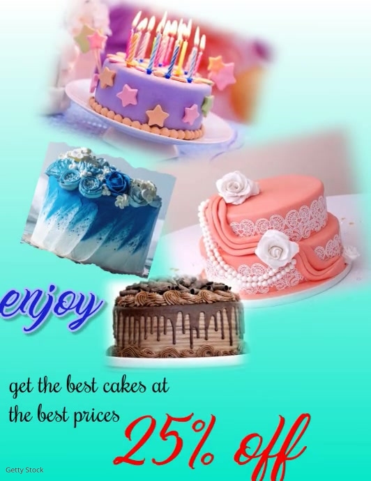 cake ad Template | PosterMyWall