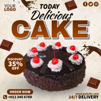 Cake Ads Template | PosterMyWall