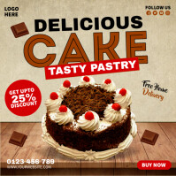 Cake Ads Template | PosterMyWall