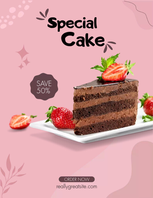 CAKE AND PASTRY MENU TEMPLATE | PosterMyWall