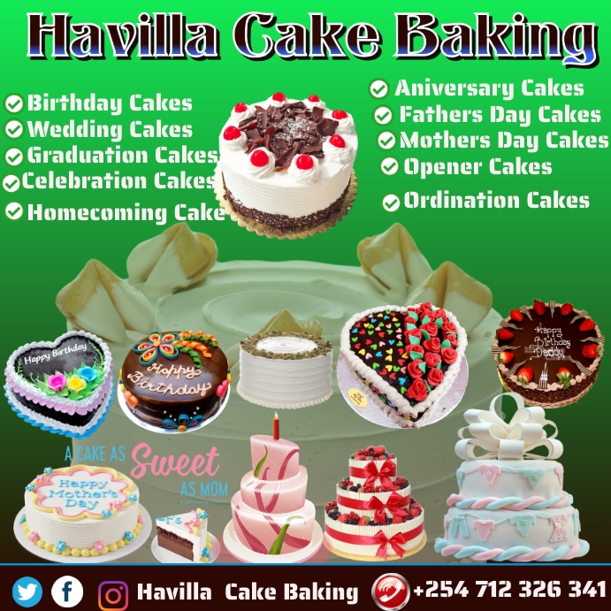 cake baking Template | PosterMyWall