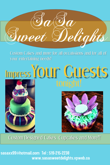 Cake Business Poster Template | PosterMyWall