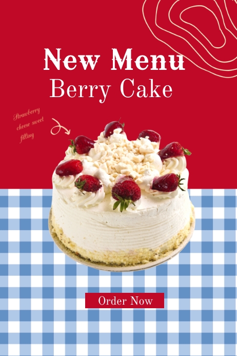 Cake Template | PosterMyWall
