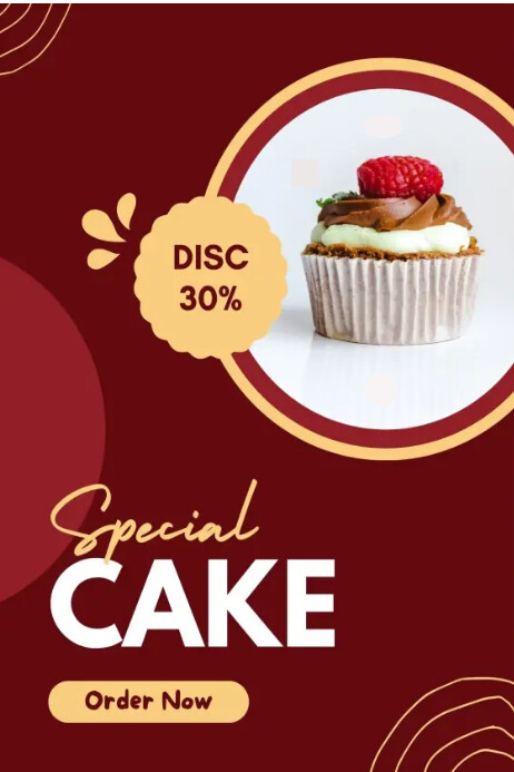 cake flyer template | PosterMyWall