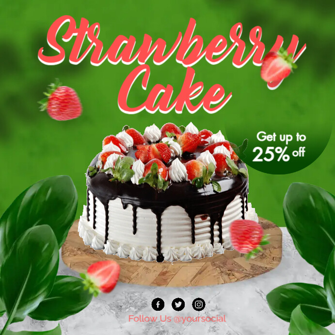 Cake Flyers Template | PosterMyWall